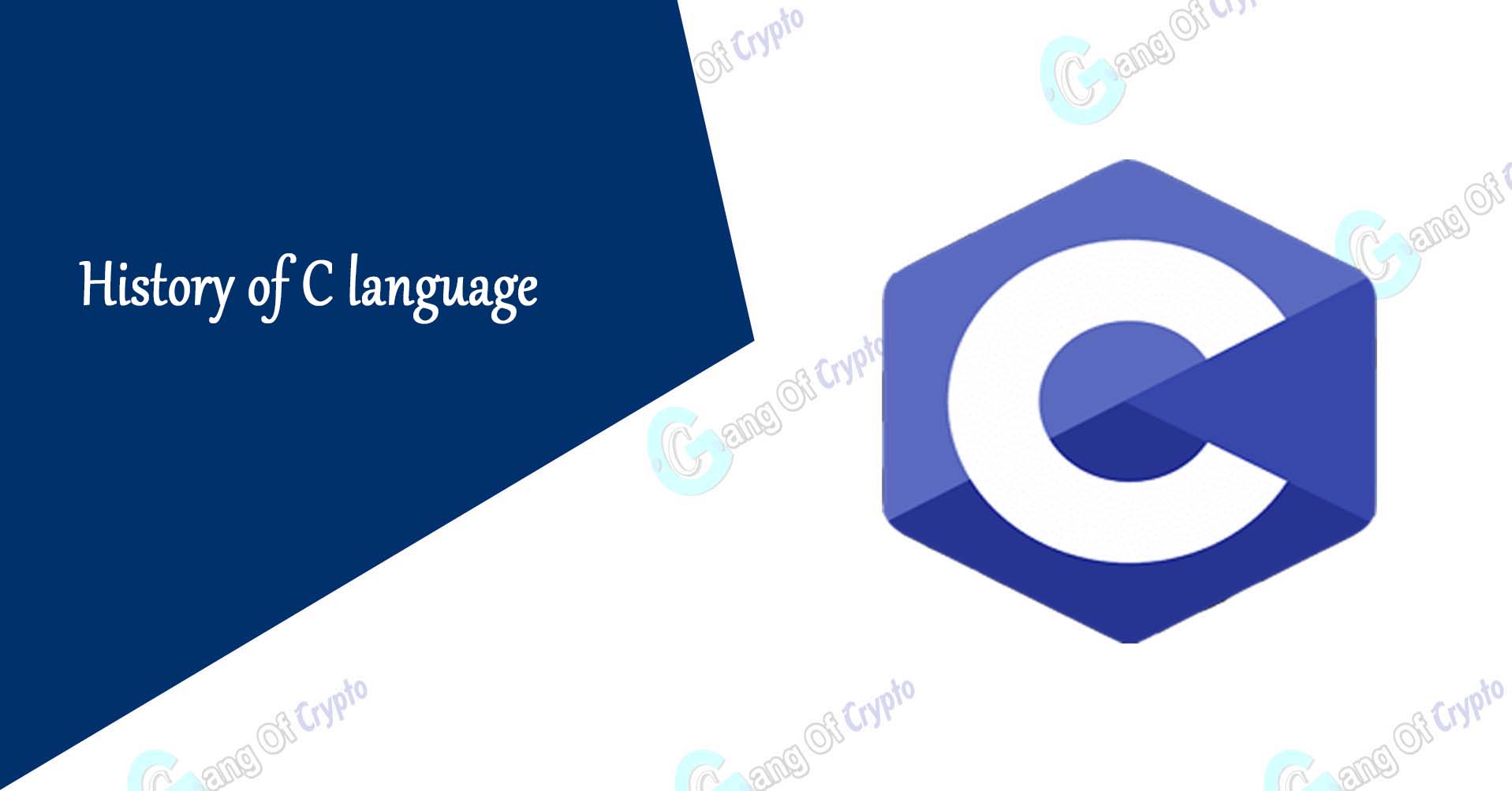 History of C language - Gang of Crypto